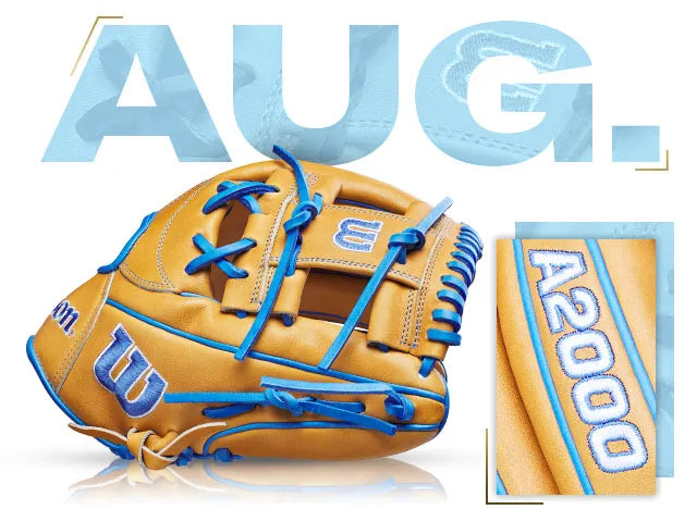 Wilson A2000 GOTM AUG 2022 Tan Blue – Peligro Sports