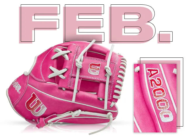 Wilson A2000 GOTM FEB 2023 Pink – Peligro Sports