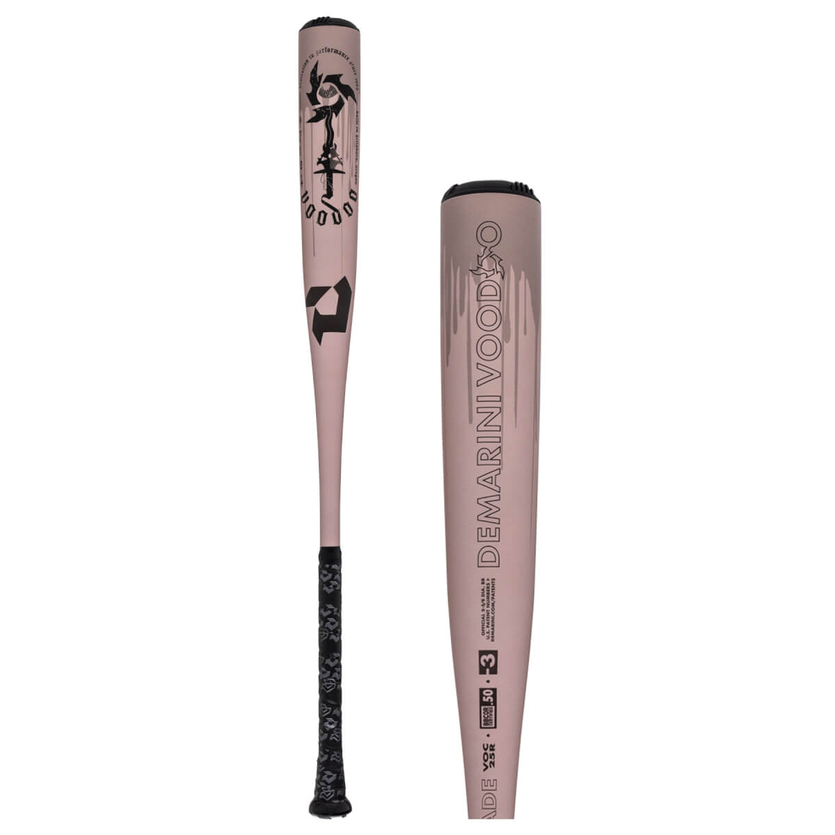 DeMarini 2025 Voodoo ONE Rose Gold (-3) BBCOR BaseBall Bat - WBD262801 ...