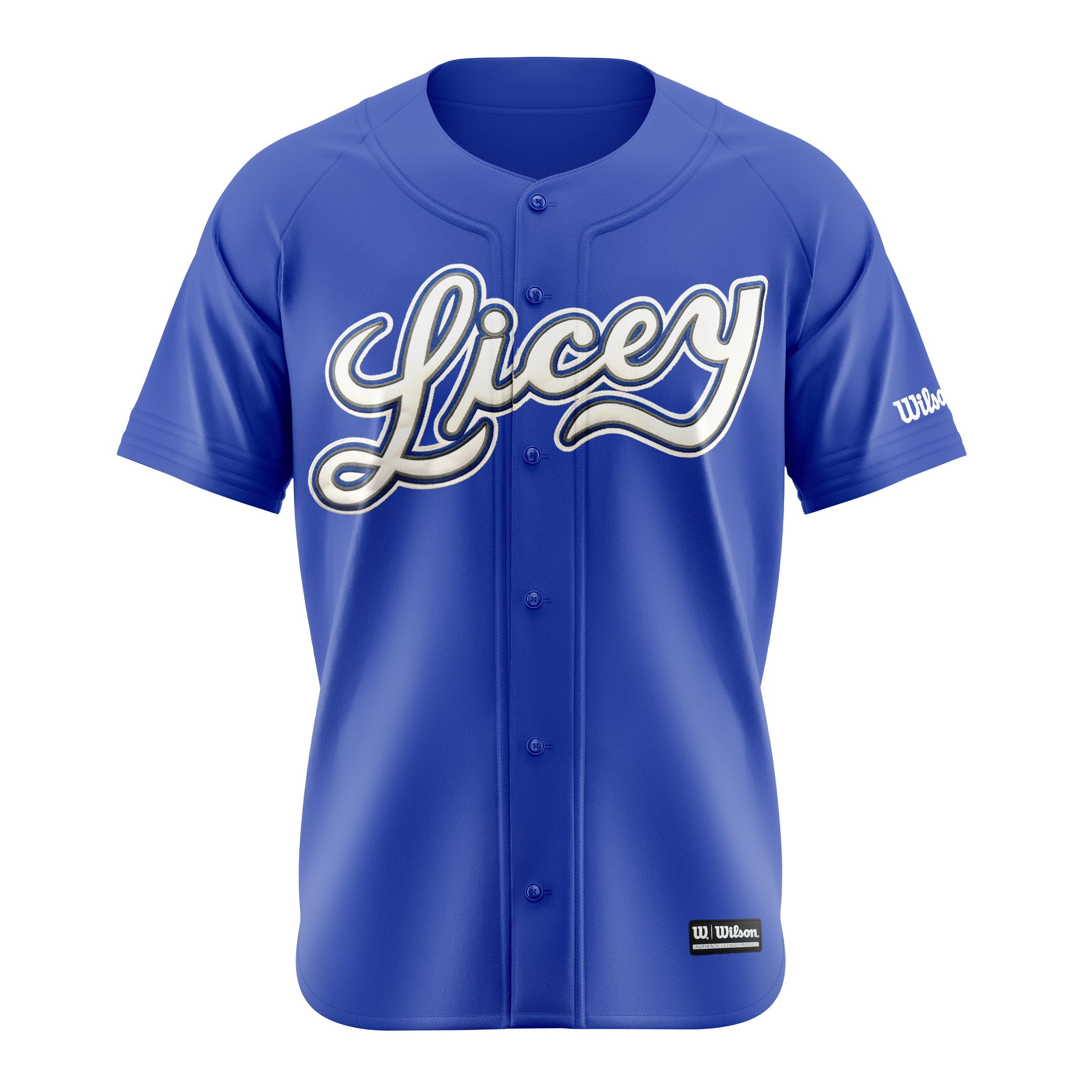 2025 - 2026 | Licey Baseball Jersey Solid Royal Blue Wilson - Tigres d ...