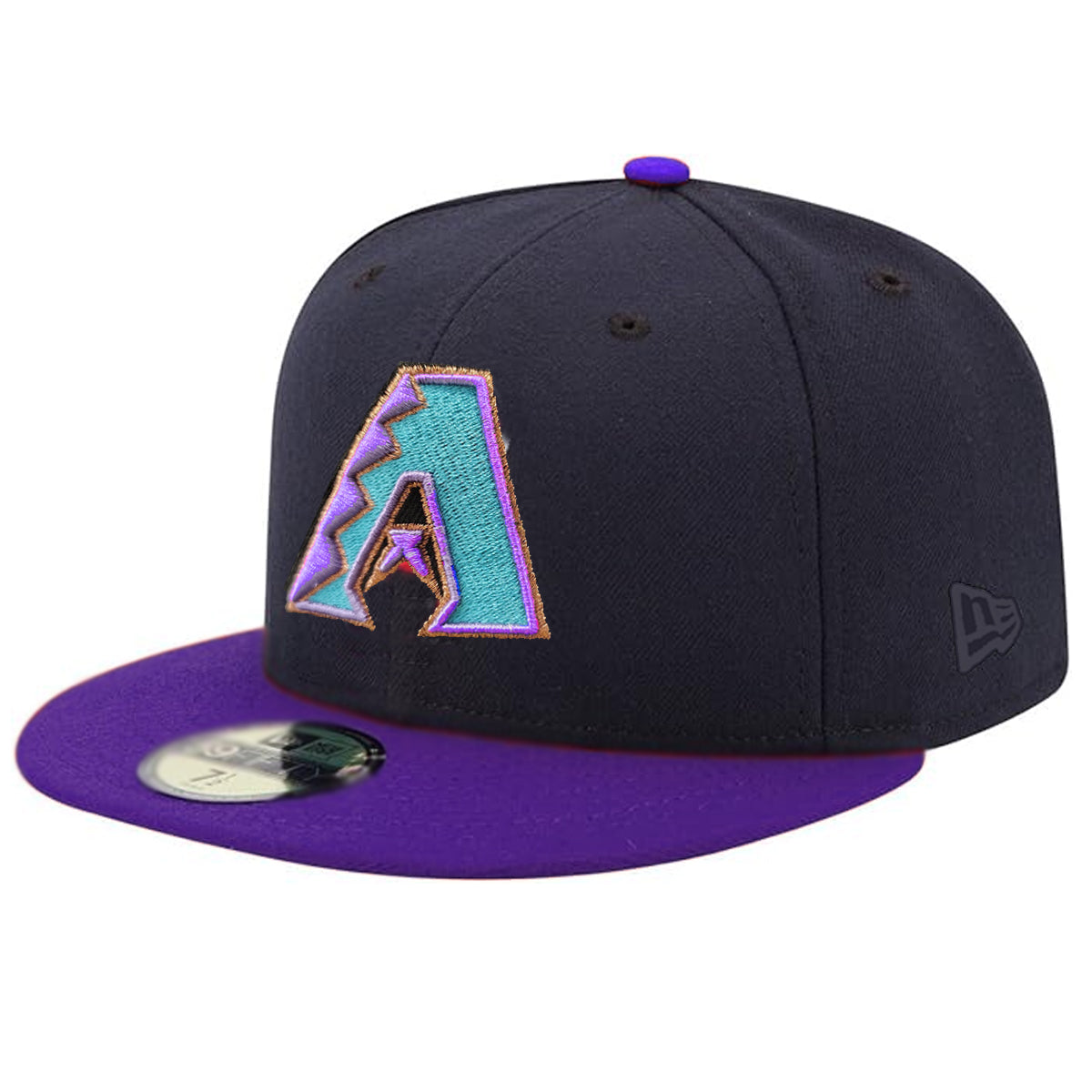 New Era 59FIFTY Arizona Diamondbacks Fitted Hat - Black / Purple ...