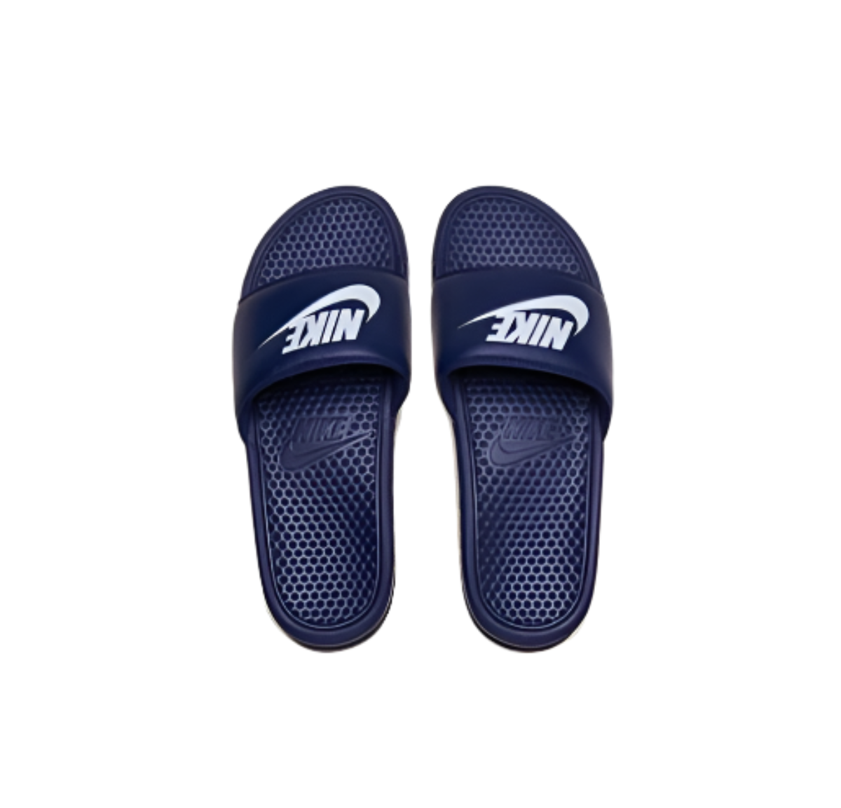 Nike Benassi JDI Sandal - Navy / Windchill – Peligro Sports