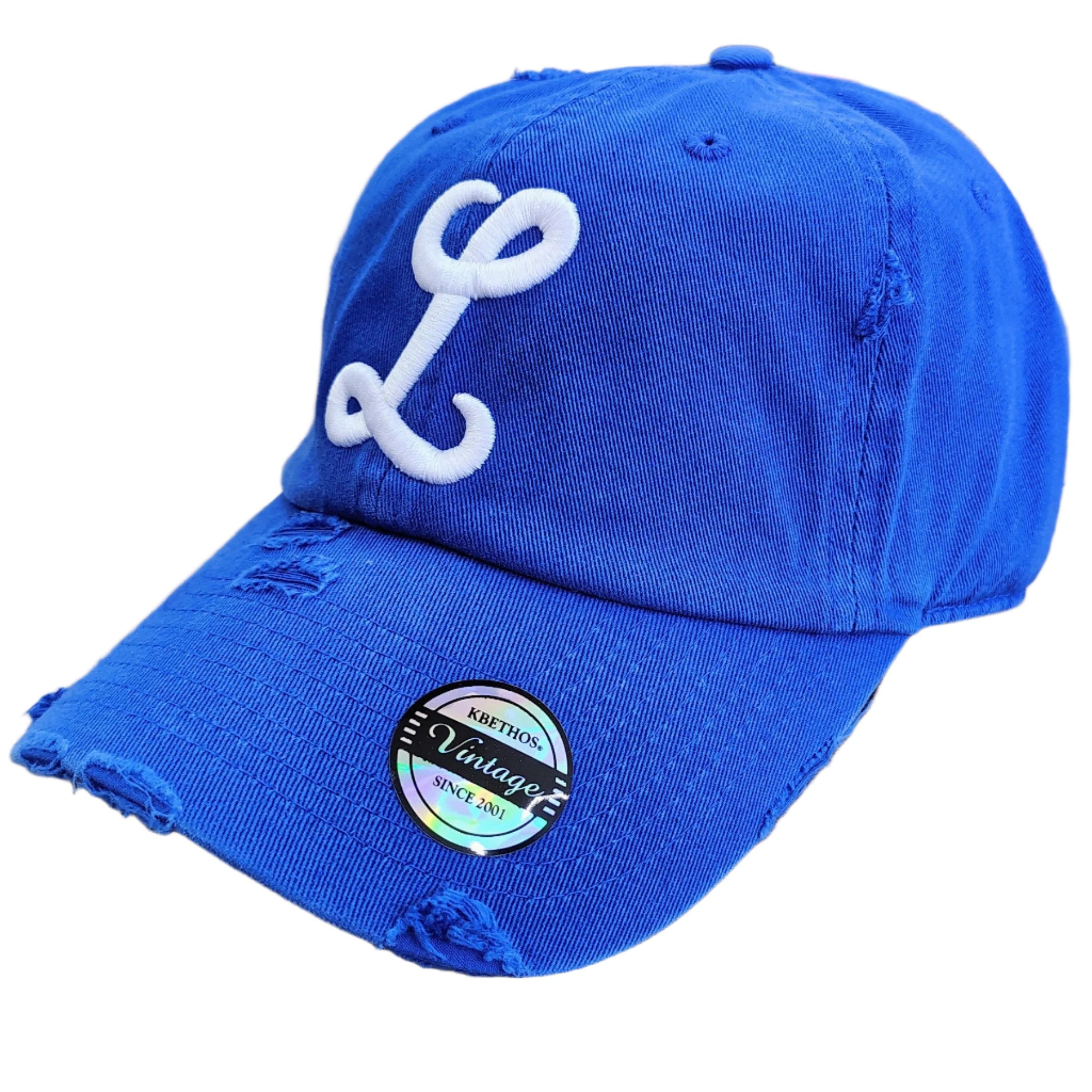Tigres del Licey Vintage Distressed Baseball Cap – “L” Embroidered Log ...