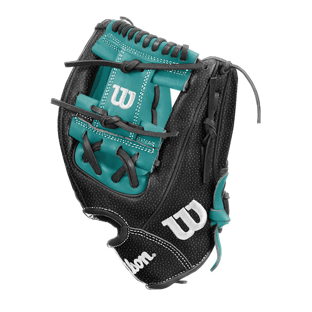 Wilson A2000 1786SS 11.5" Infield Baseball Glove - Black/Teal - Right ...