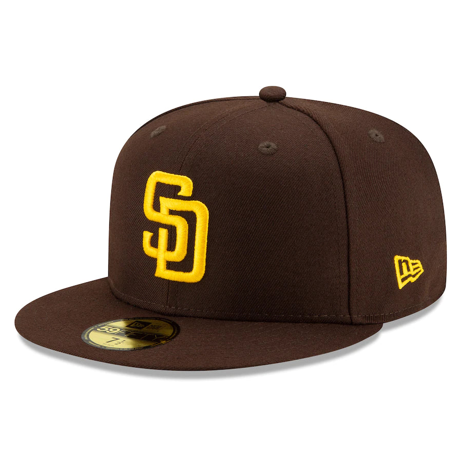 San Diego Padres New Era Brown Authentic Collection On-Field 59FIFTY F ...
